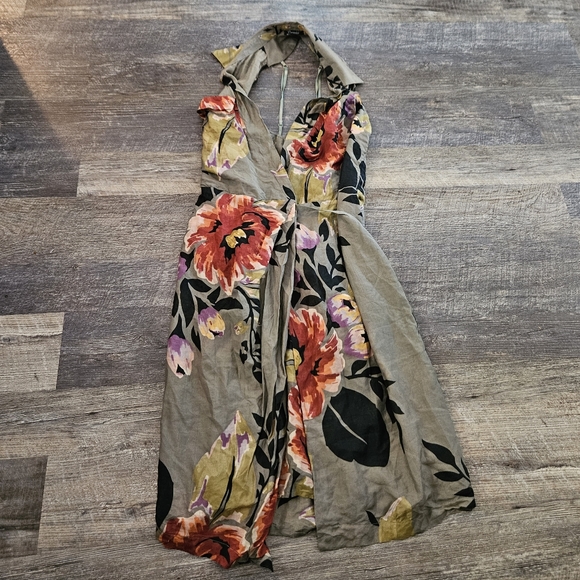 bravaa | Dresses | Bravaa Floral Wrap Open Back Dress | Poshmark